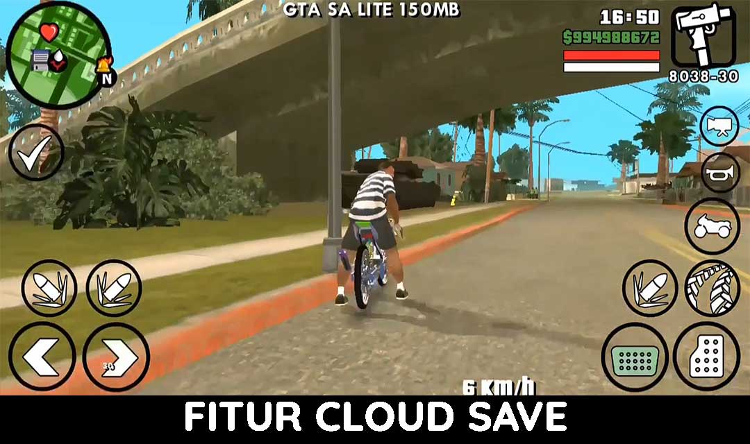 Download GTA SA Lite Mod Indonesia Apk Data Cleo 140 MB