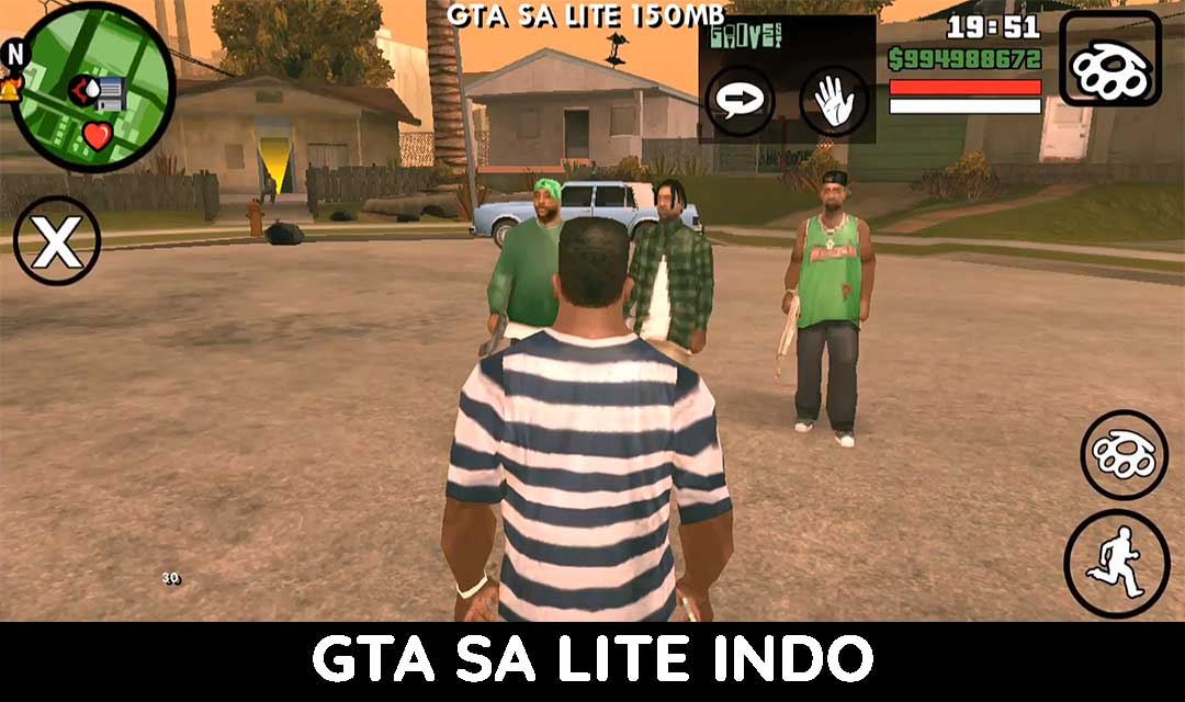 Download GTA SA Lite Mod Indonesia Apk Data Cleo 140 MB