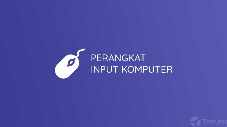 12 Jenis Perangkat Input pada Komputer beserta Fungsinya