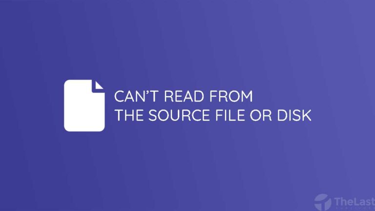 5 Cara Mengatasi Can't Read From the Source File or Disk