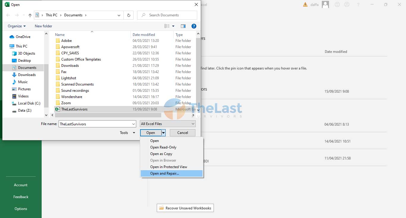 4 Cara Memperbaiki File Excel Yang Corrupt Dengan Mudah 4 Cara Memperbaiki File Excel Yang Corrupt Dengan Mudah