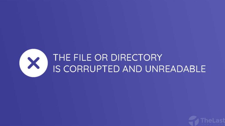 2 Cara Mengatasi the File or Directory is Corrupted and Unreadable