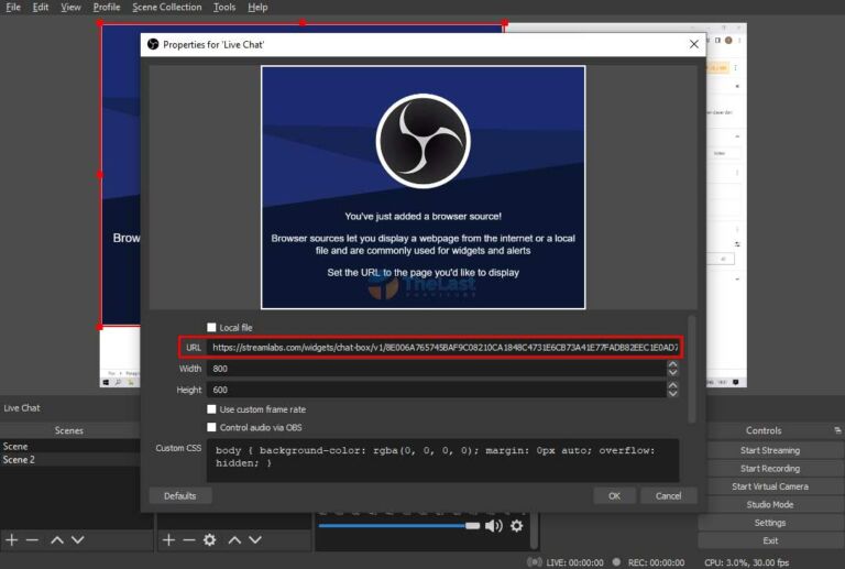 2 Cara Mudah Menampilkan Live Chat YouTube di OBS