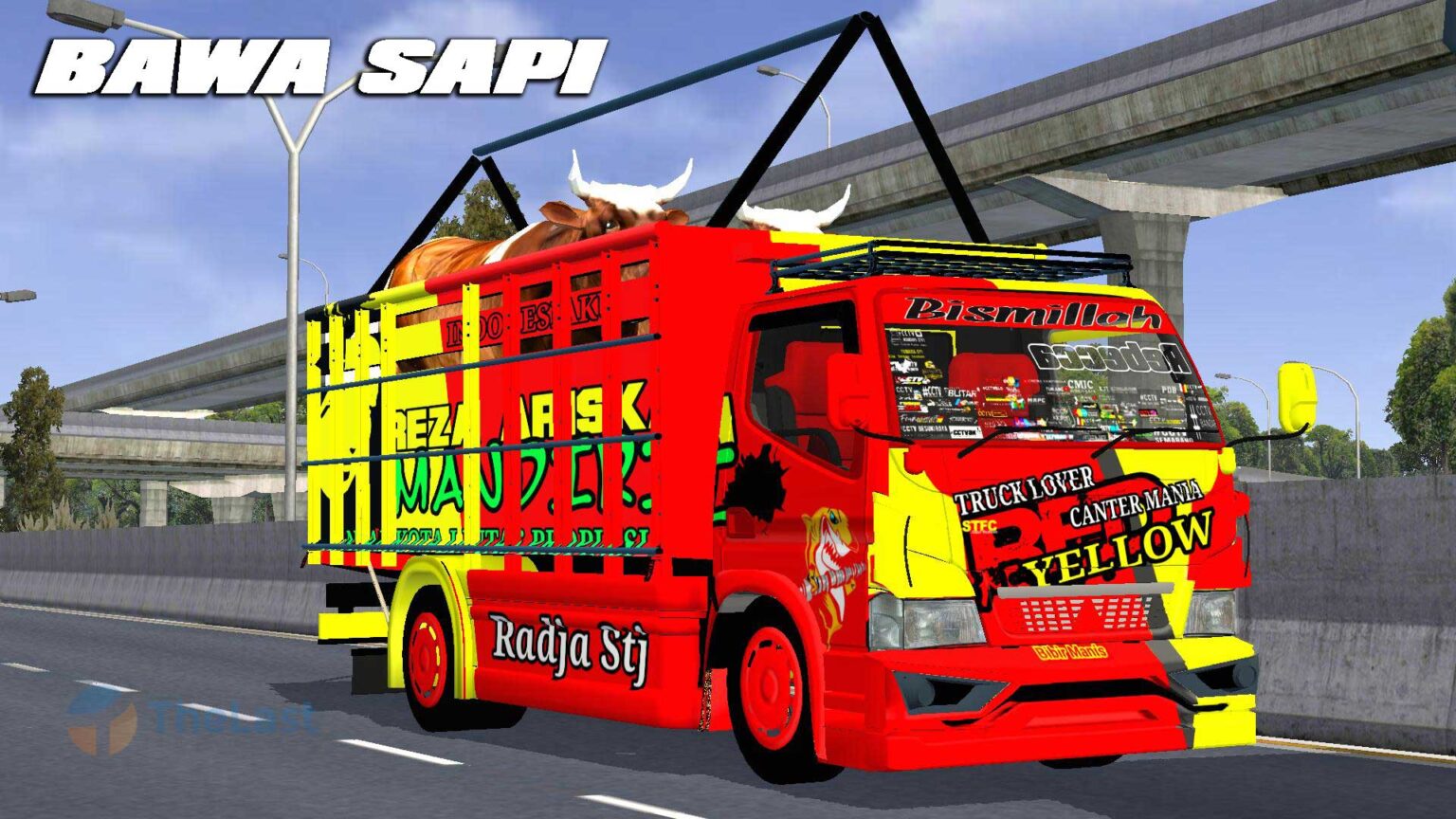 Top 7! Download Mod BUSSID Truck Muatan Sapi, Full Anim