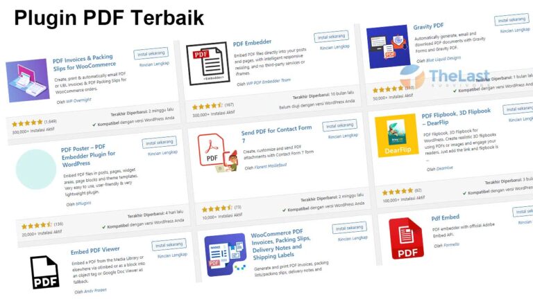 Rekomendasi 8 Plugin Terbaik Untuk Menampilkan PDF Di WordPress