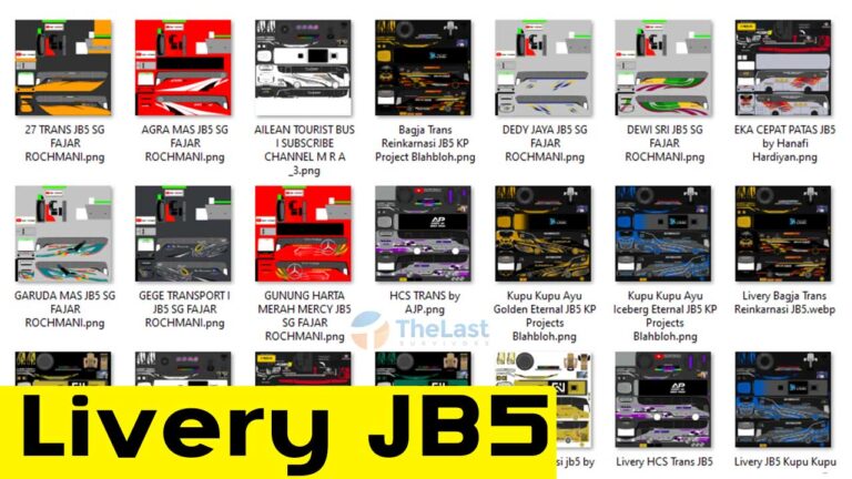 Download 27 Livery BUSSID JB5 (Jetbus 5) Terbaru Paling Lengkap
